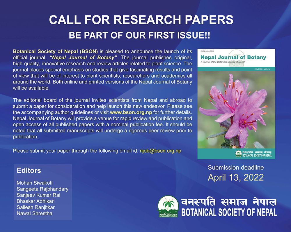 BSON Botanical Society Of Nepal View News